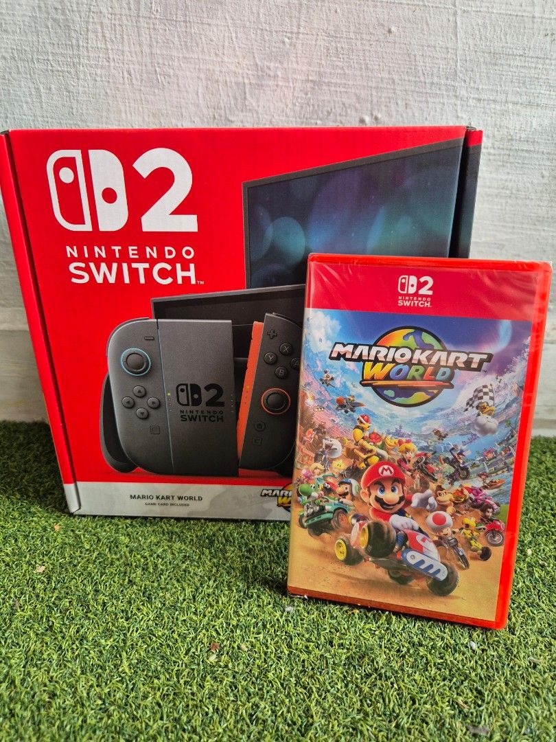 Nintendo Switch 2 with Mario Kart world, Video Gaming, Video Game ...
