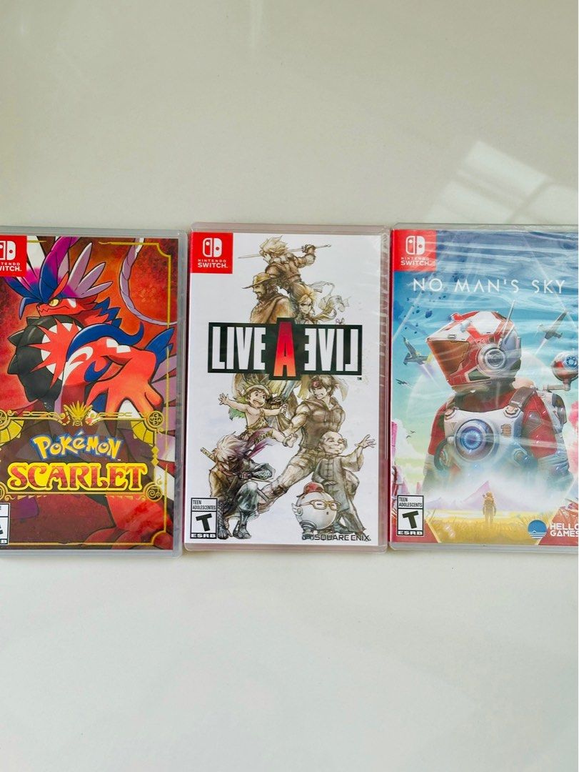 Nintendo Switch Games: Pokemon Scarlet, Live A Live, No Man's Sky ...