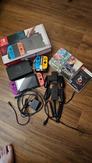 Nintendo Switch gen 1 Pikachu and eevee edition game console , Video ...