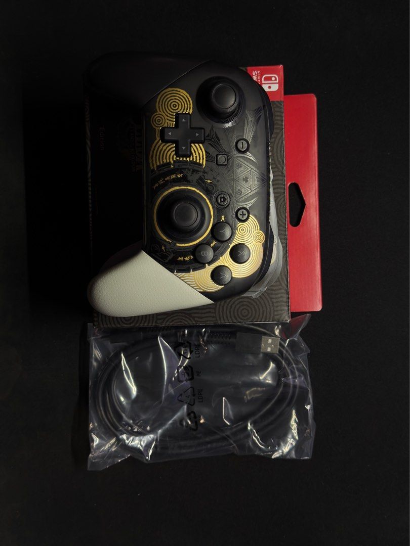 Nintendo Switch Pro Controller - The Legend of Zelda: Tears of the ...