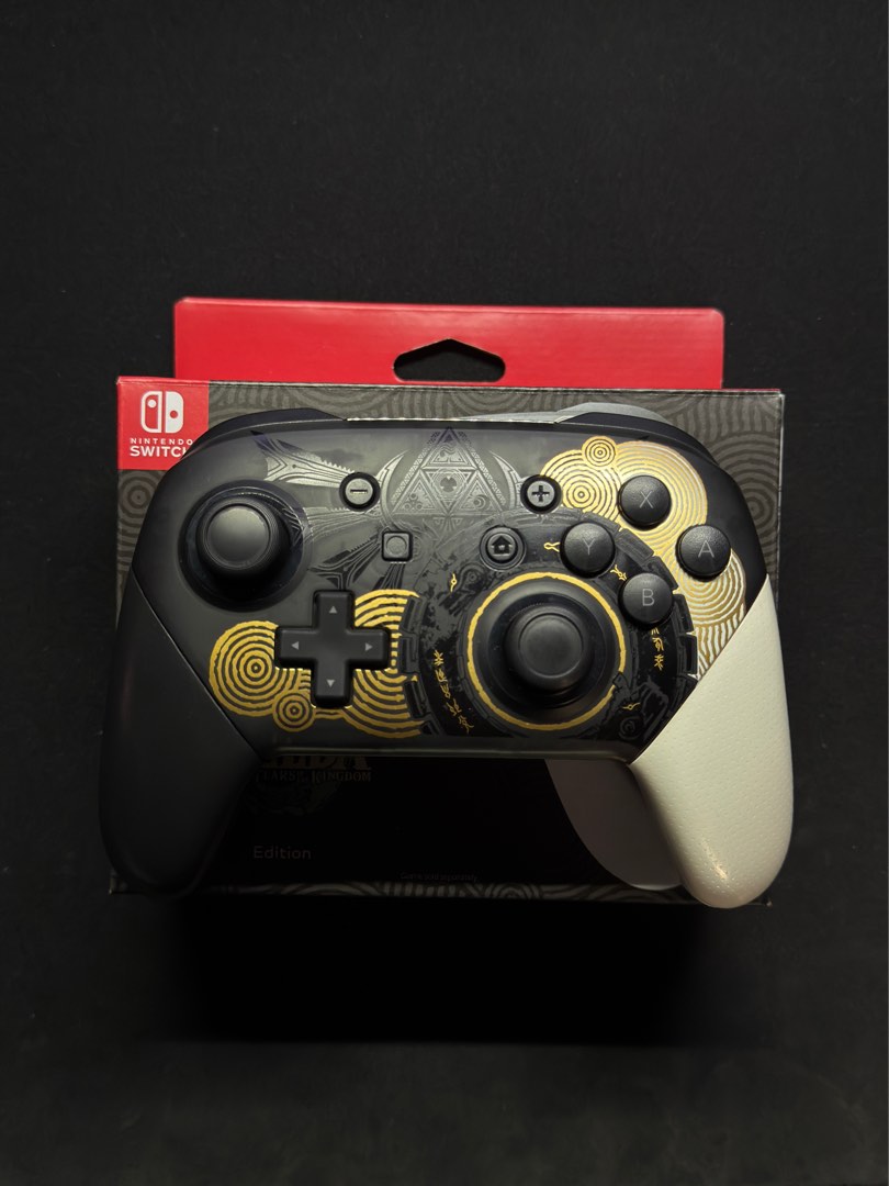 Nintendo Switch Pro Controller - The Legend of Zelda: Tears of the ...