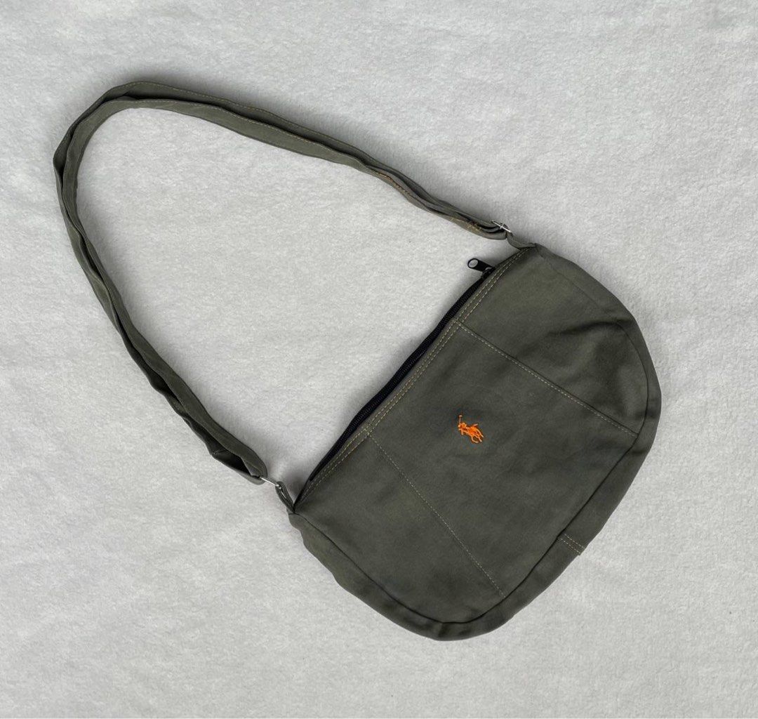 Olive Green RL SLING BAG, Men's Fashion, Bags, Sling Bags on Carousell