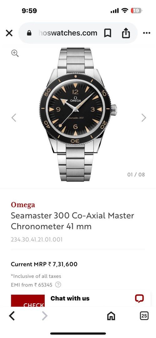 Omega Seamaster 300 Co-Axial Master Chronometer, Luxury, Watches on ...