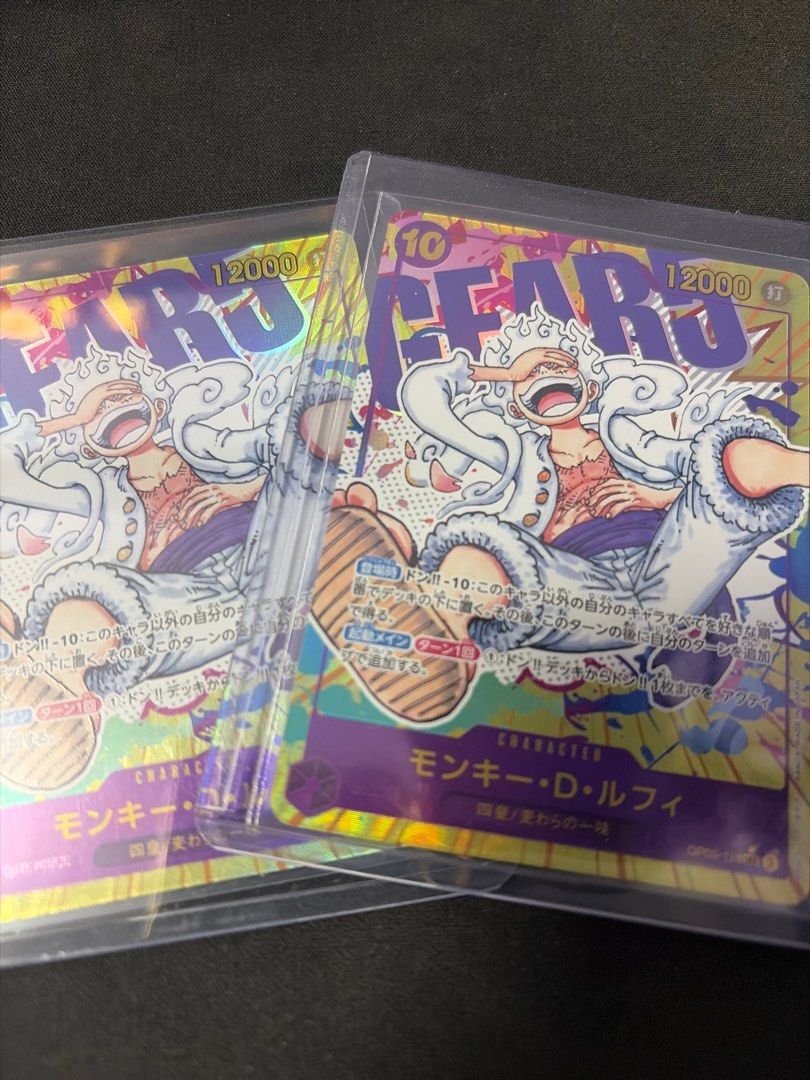 One Piece Card Game - Monkey D. Luffy Gear 5, Hobbies & Toys, Toys ...