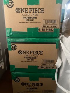 One Piece Card Game OP07 500 Years into the Future Booster Box Carton ...