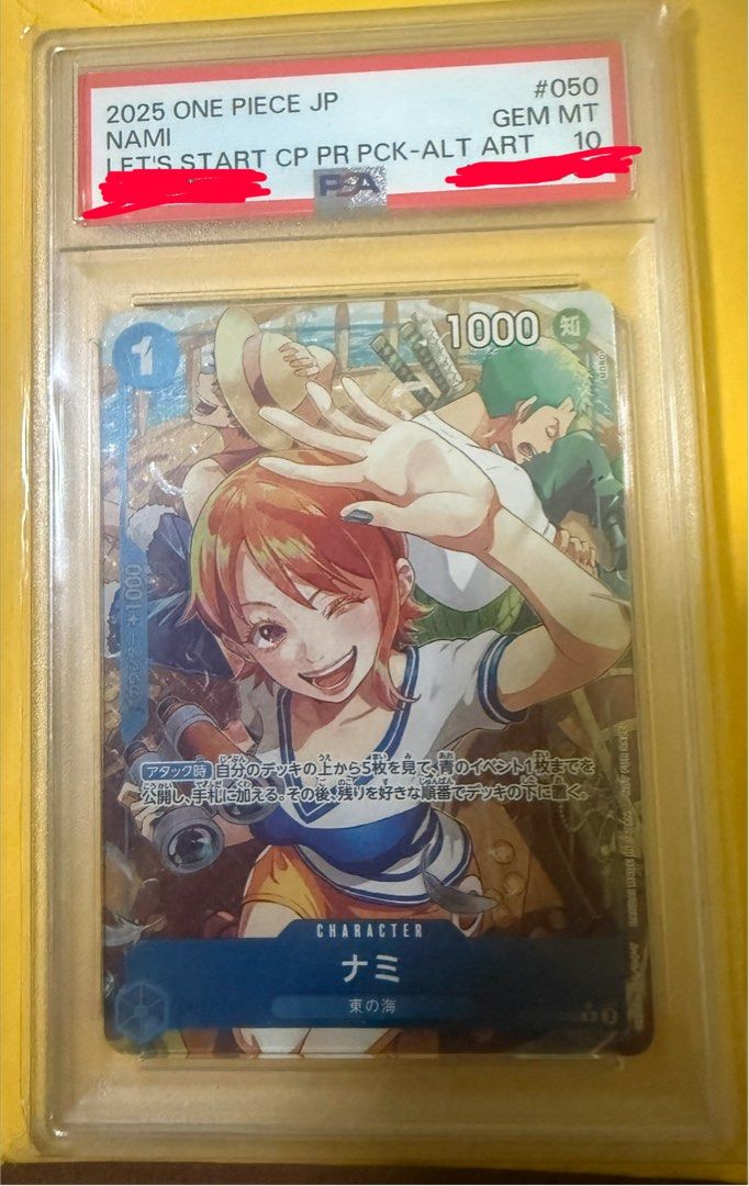 One Piece Card Game Nami LETS START CP PR PCK - Alt Art PSA 10, Hobbies ...