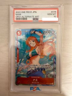 One Piece TCG Nami Manga PSA 10, Hobbies & Toys, Toys & Games on Carousell