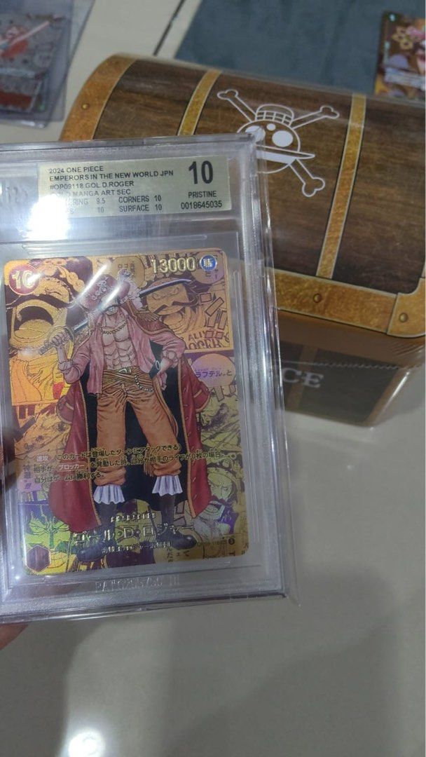 One Piece Gold Roger Manga Art Secret Rare Card - PSA 10, Hobbies ...