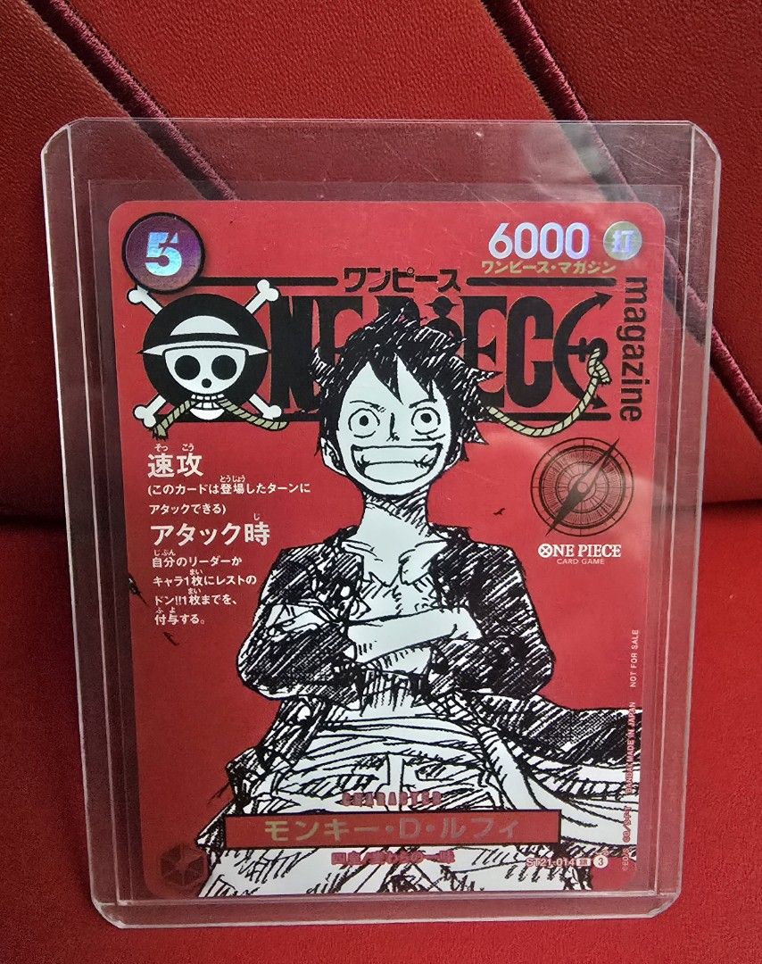 One Piece Magazine Vol 20 Promo monkey.d.luffy, Hobbies & Toys, Toys ...