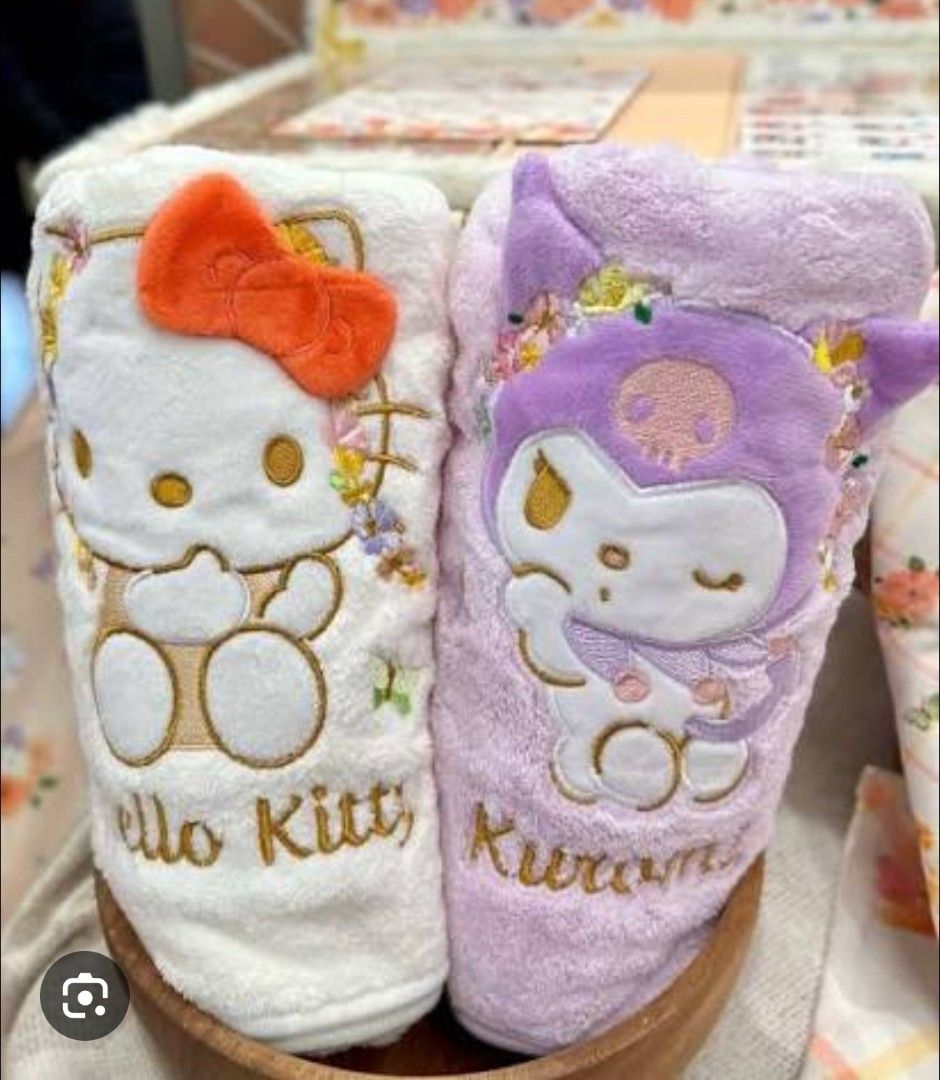 OOS everywhere! Sanrio Hello Kitty & Kuromi Bath Towel Set LAST PIECE ...
