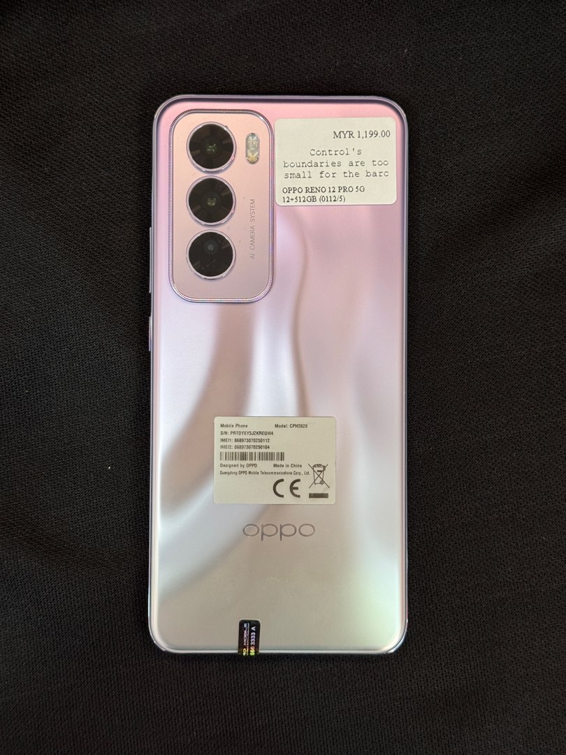 Oppo Reno 12 Pro 5G 512GB Nebula Silver, Mobile Phones & Gadgets ...