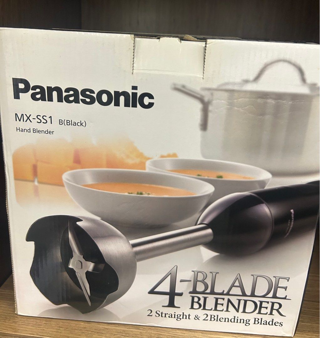 Panasonic MX-SS1 手提磨機 Hand Blender, 家庭電器, 廚房電器, 榨汁機及攪拌機 - Carousell