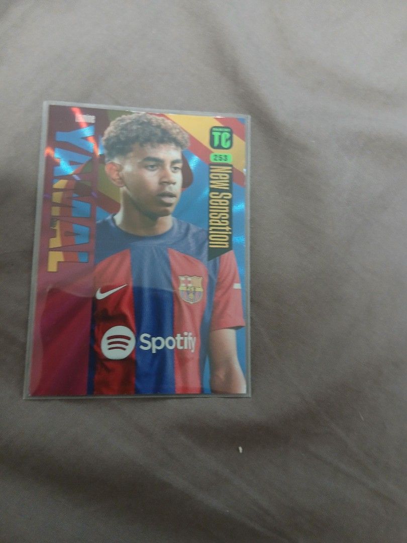 Panini Top Class 2024 Lamine Yamal New Sensation Card, Hobbies & Toys ...
