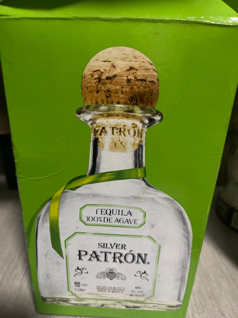 Patron Silver Tequila 1 Liter, Food & Drinks, Alcoholic Beverages on ...