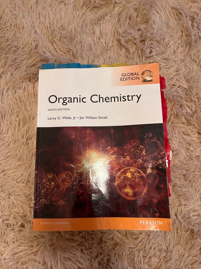 Pearson Organic Chemistry Textbook (9th edition) by Wade and Simek ...