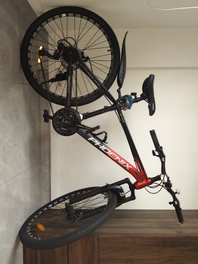 Phoenix Mountain Bike - Black and Red, Sports Equipment, Bicycles ...