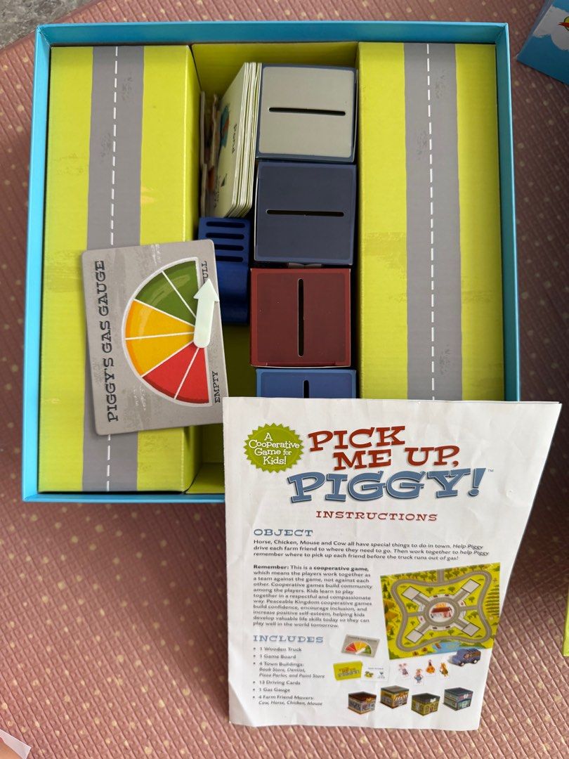 Pick Me Up, Piggy! Cooperative family Game for Kids, Hobbies & Toys ...