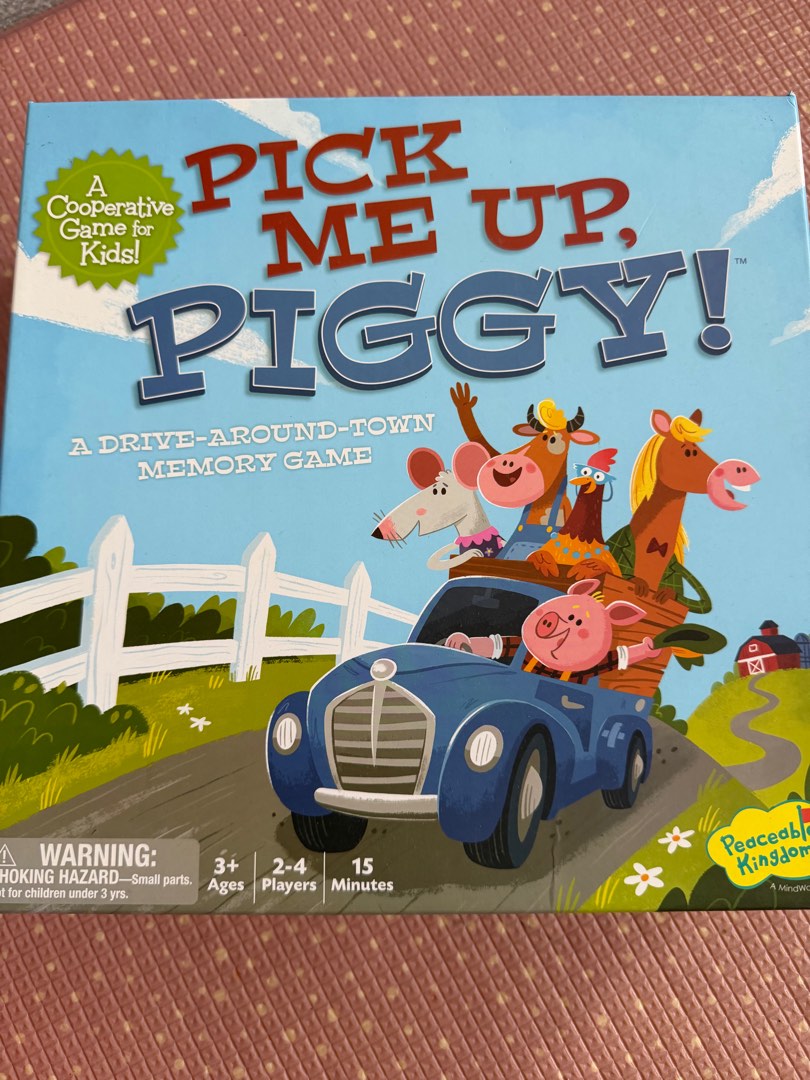 Pick Me Up, Piggy! Cooperative family Game for Kids, Hobbies & Toys ...