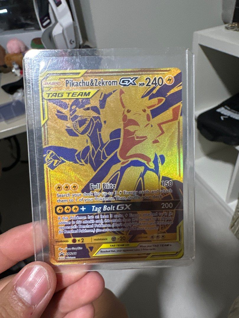 Pikachu & Zekrom GX Tag Team Pokemon Card, Hobbies & Toys, Toys & Games ...
