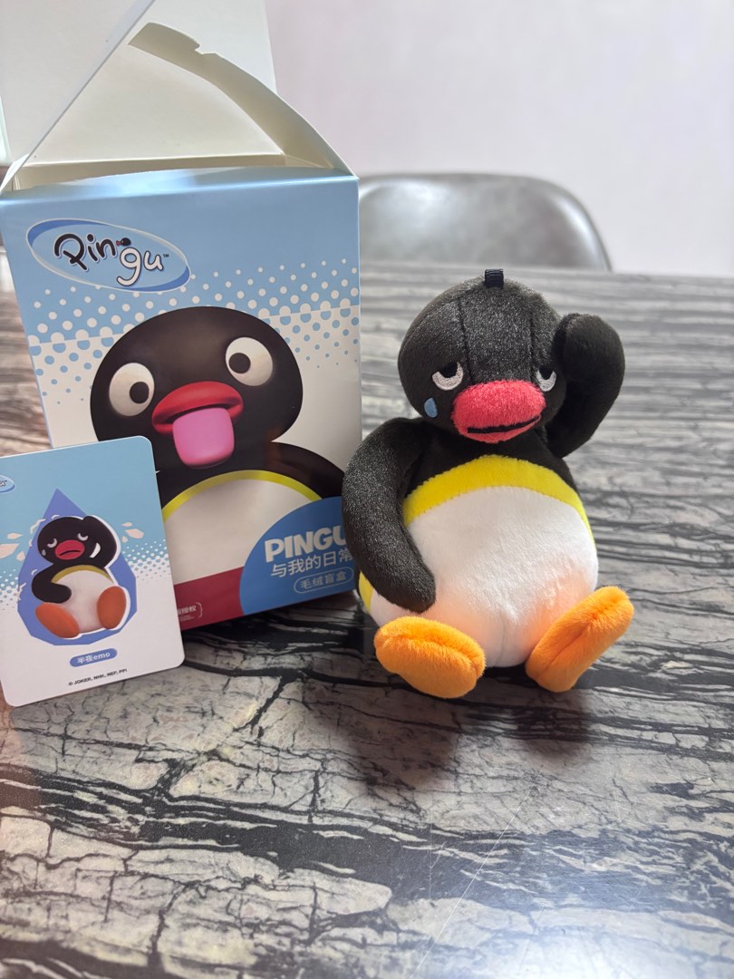 Pingu Half-Emo Plush Toy with Box, Hobbies & Toys, Toys & Games on ...