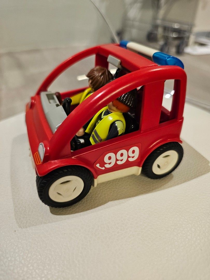 Playmobil Fire Fighter Small car, Hobbies & Toys, Toys & Games on Carousell