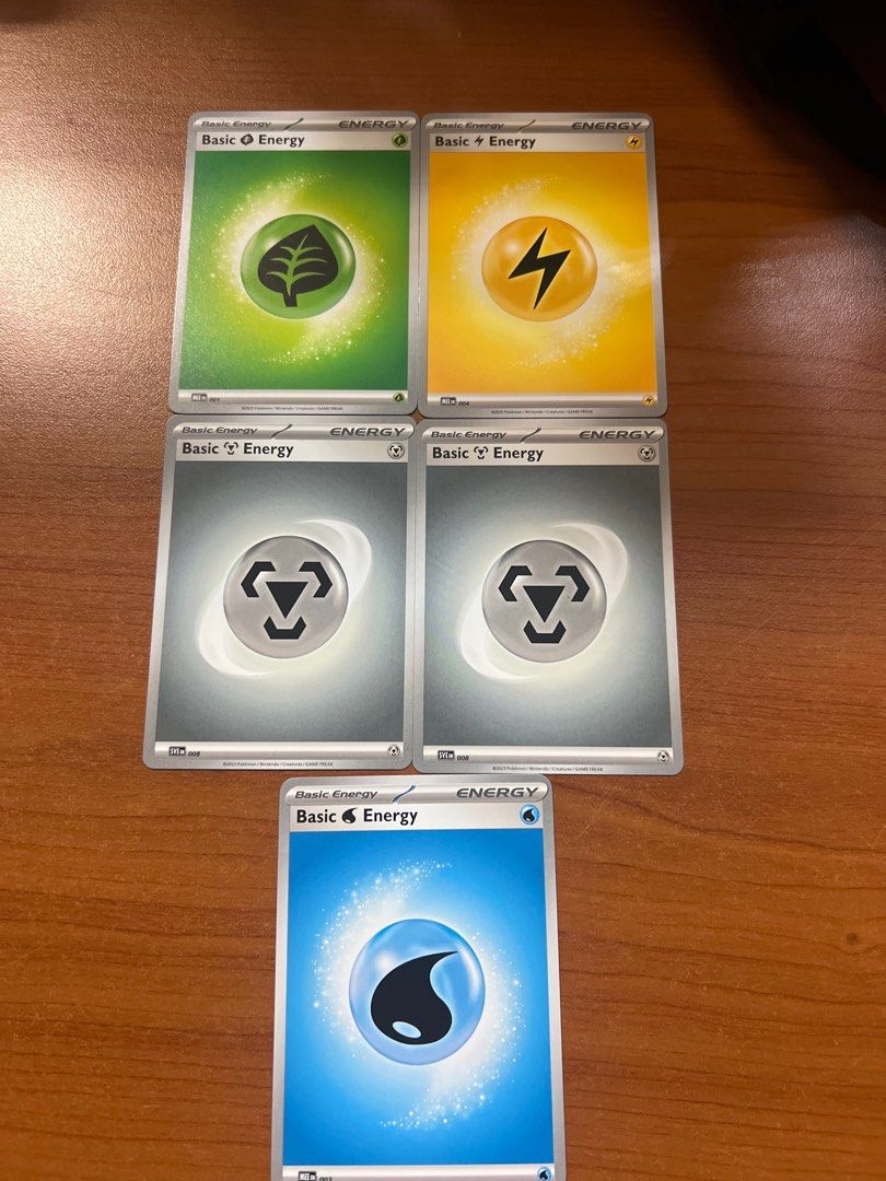 Pokemon Basic Energy Cards - Various Types( all together), Hobbies ...