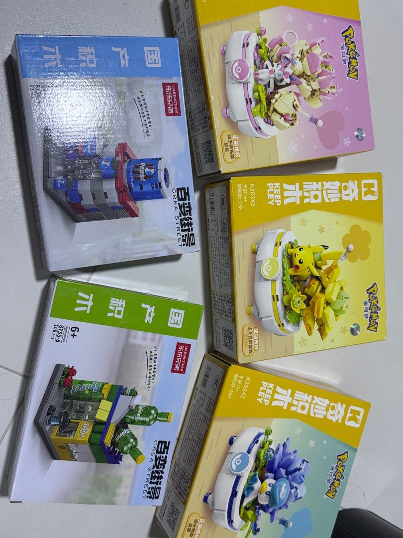 Pokemon Building Blocks Set, Hobbies & Toys, Toys & Games on Carousell