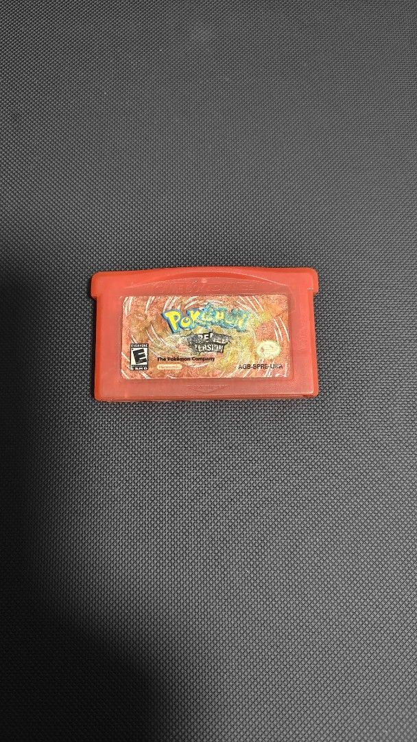Pokemon Fire Red Game Boy Advance Cartridge, Video Gaming, Video Games ...