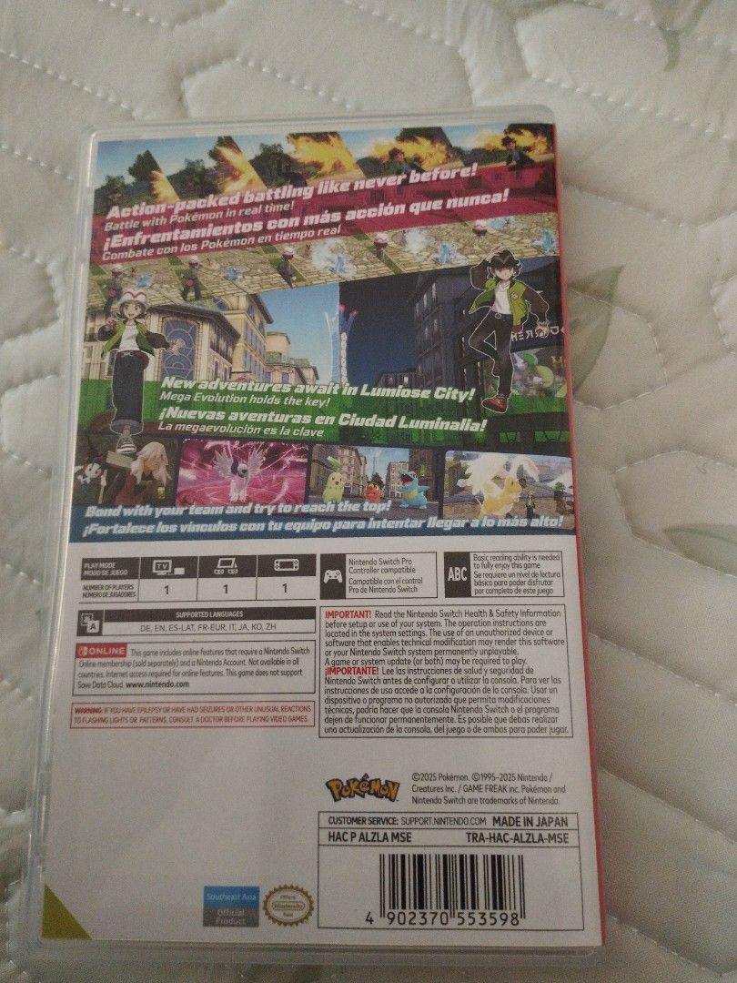 Pokemon Legends Z-A - Nintendo Switch, Video Gaming, Video Games ...
