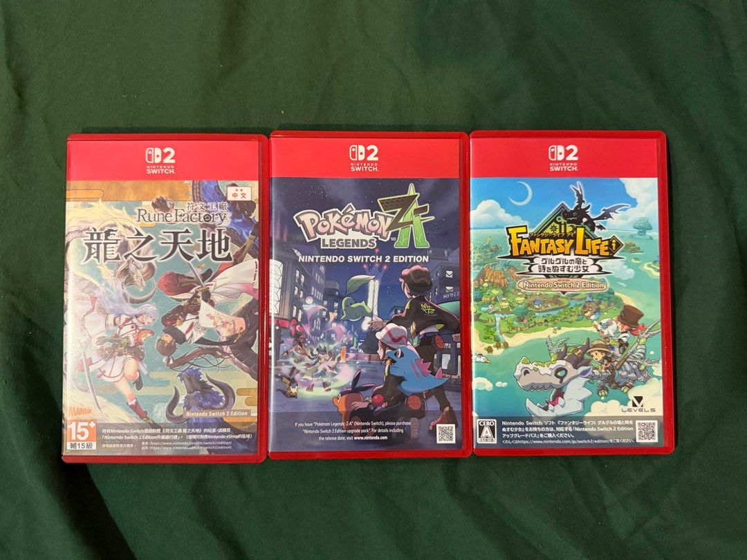 Pokemon Legends ZA Fantasy Life Rune Factory Guardians of Azuma for ...