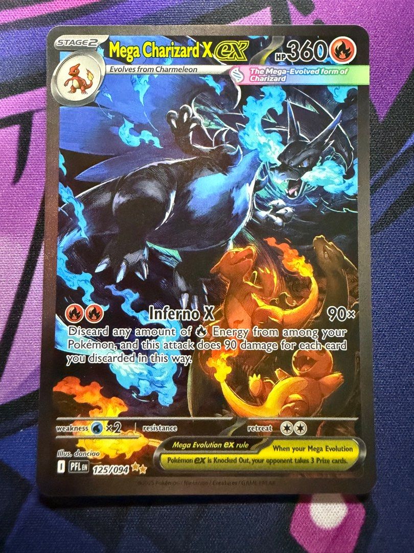 Pokemon PEL Mega Charizard, Hobbies & Toys, Toys & Games on Carousell