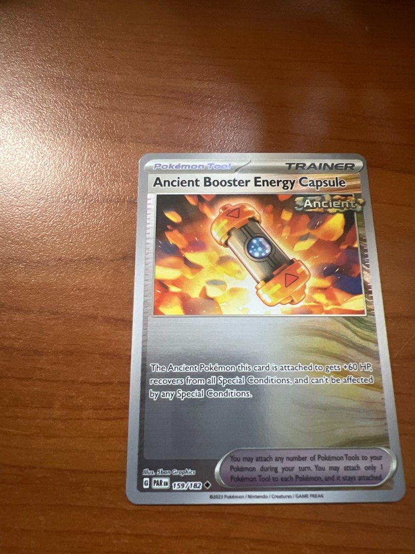 Pokemon TCG Ancient Booster Energy Capsule Trainer Card, Hobbies & Toys ...