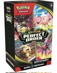Pokemon TCG Mega Evolutions 3 Perfect Order Booster Bundle(6 packs ...