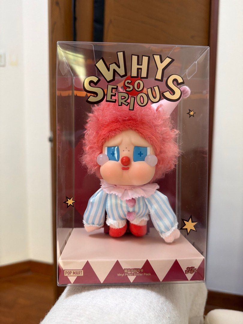 POP MART Crybaby Why So Serious Vinyl Plush, Hobbies & Toys, Toys ...