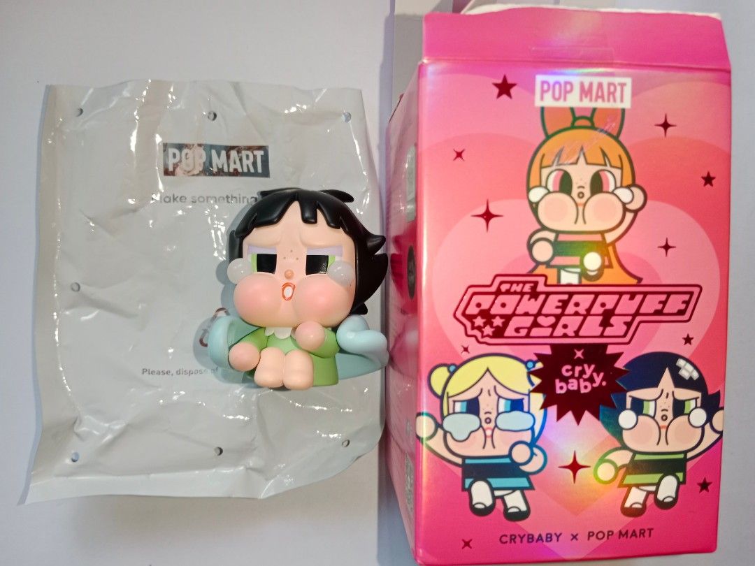 Pop Mart Crybaby x Powerpuff Girls Figure, Hobbies & Toys, Toys & Games ...
