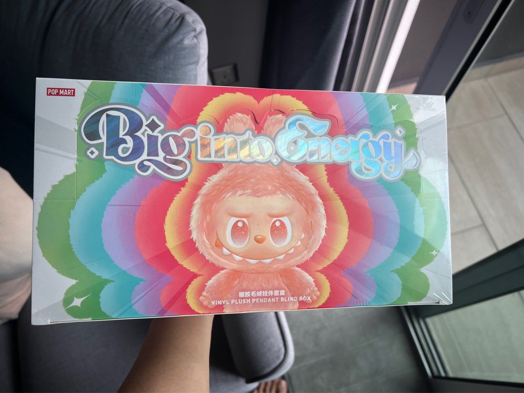 Pop Mart LABUBU The Monsters Big Into Energy Series Vinyl Plush Pendant ...