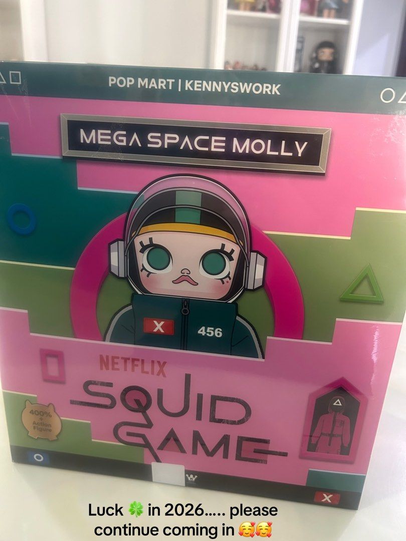 POP MART MEGA SPACE MOLLY SQUID GAME, Hobbies & Toys, Toys & Games on ...