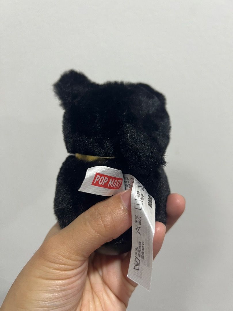 POP MART PUCKY Roly-Poly Kitty Series vinyl plush figure - Black Cat ...