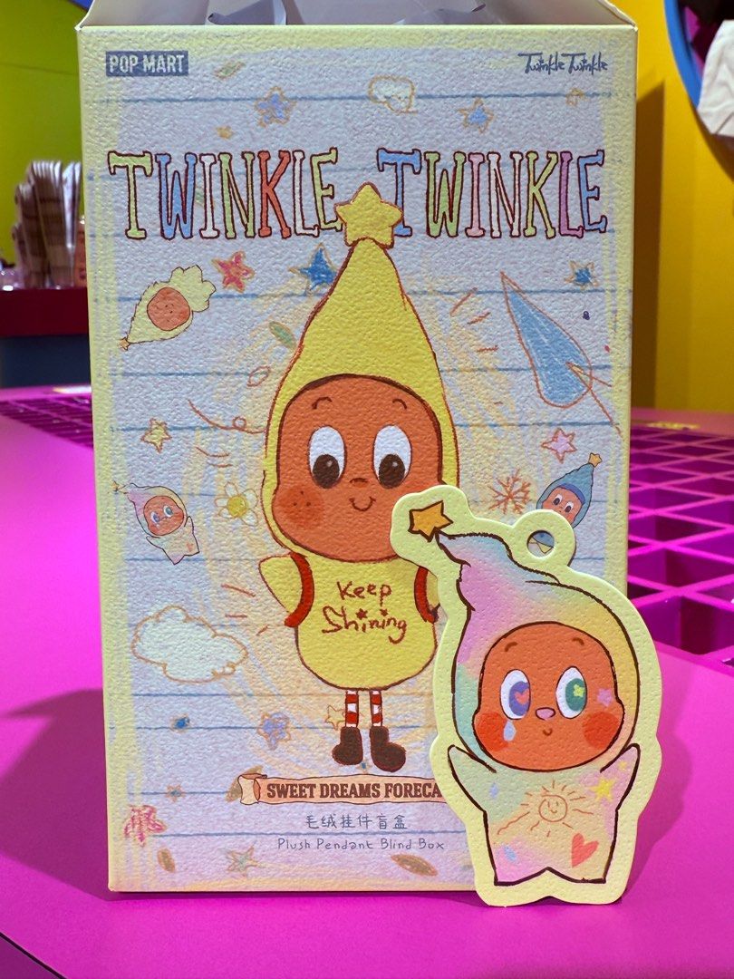 POP MART Twinkle Twinkle Plush Pendant Blind Box, Hobbies & Toys, Toys ...