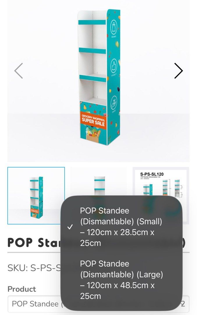 POP Standee Display Shelf - Dismantlable, Everything Else on Carousell