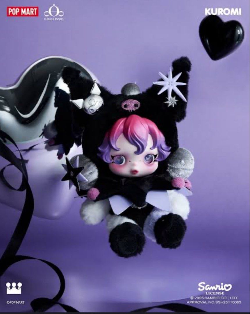 Popmart kuromi skullpanda (DELIVERY), Hobbies & Toys, Memorabilia ...