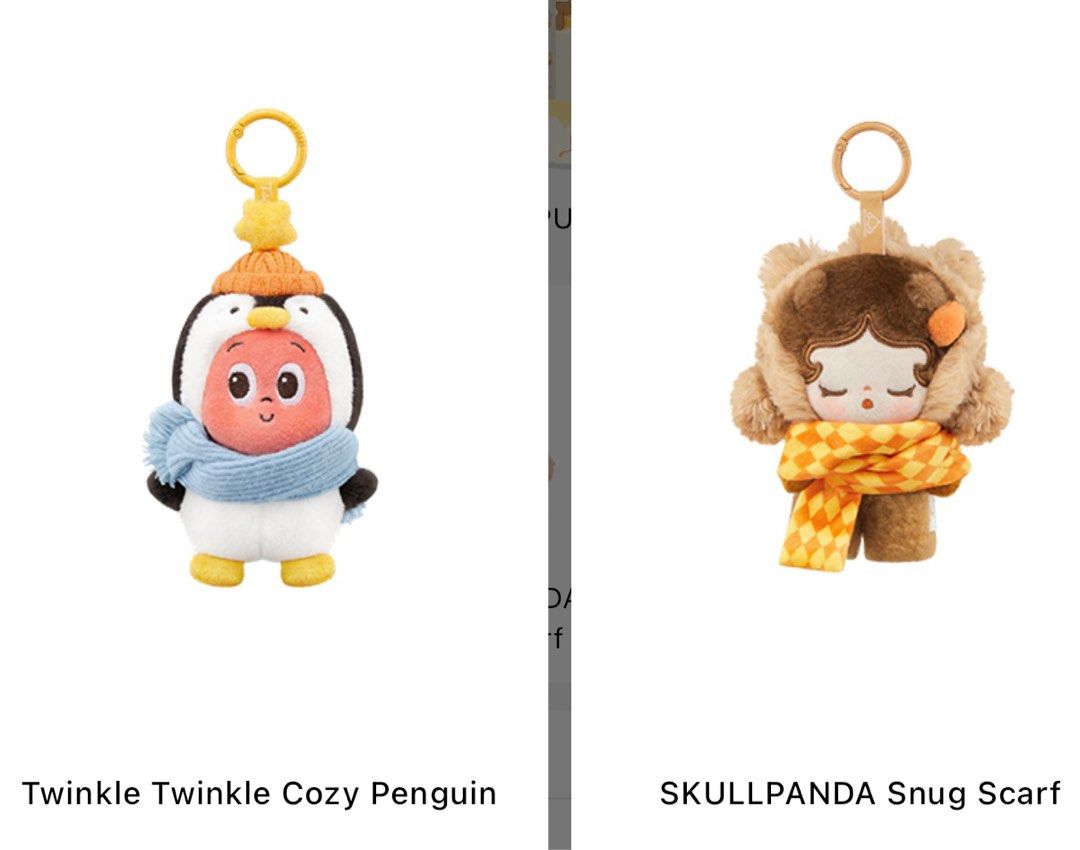 Popmart Twinkle Cozy Penguin/Skull Panda, Hobbies & Toys, Toys & Games ...