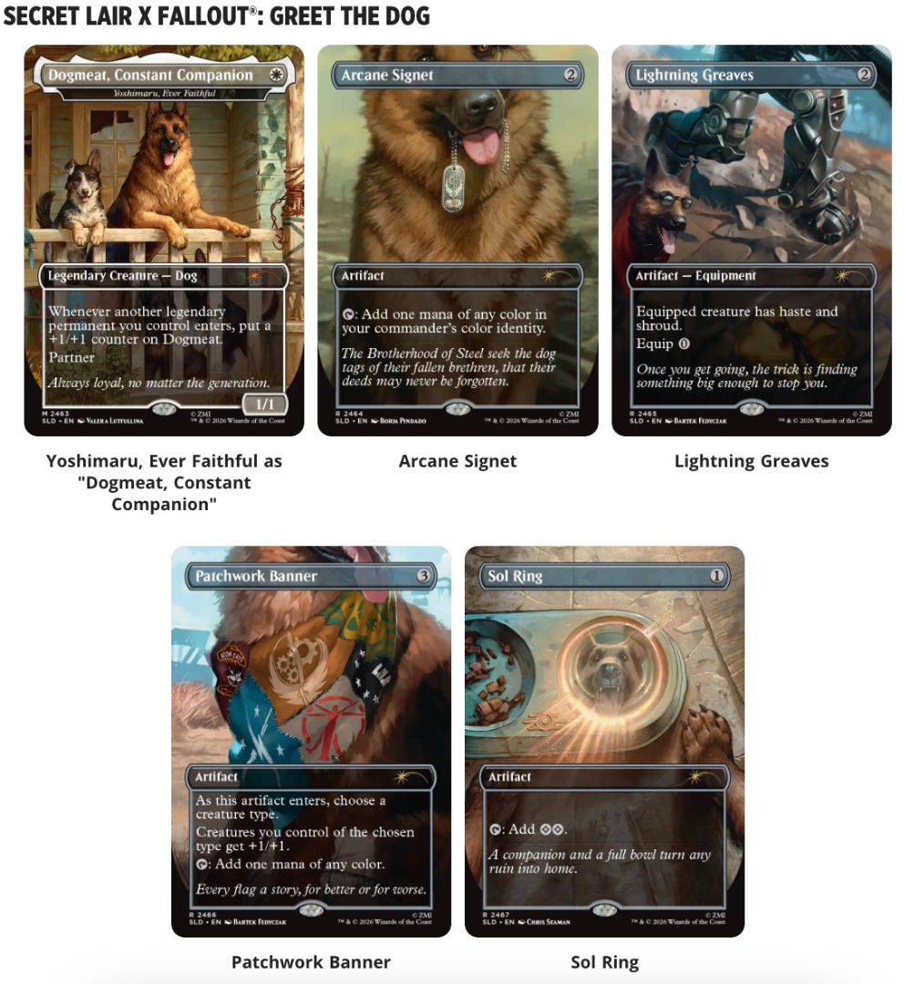 PREORDER/HTB Secret Lair x Fallout®: Greet the Dog, Hobbies & Toys ...