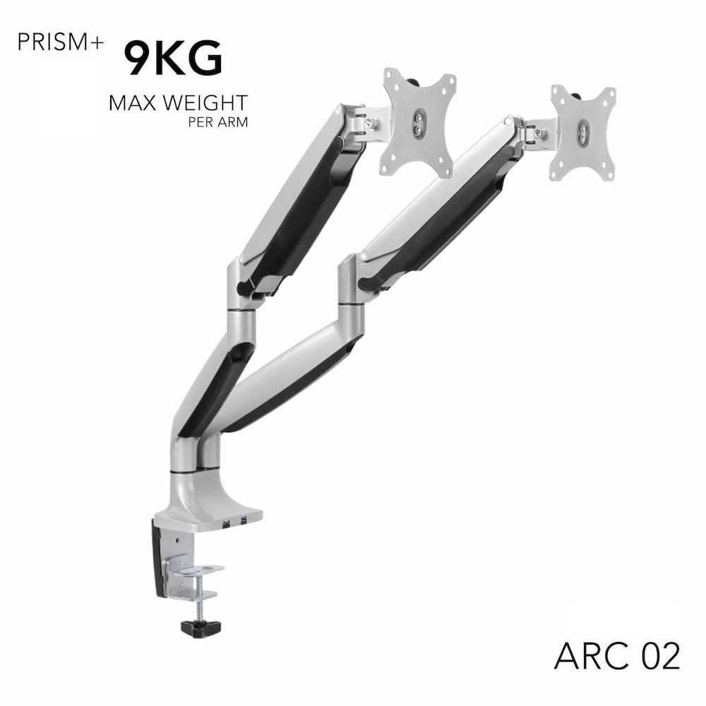Prism+ Dual Monitor Arm, Computers & Tech, Parts & Accessories, Monitor ...