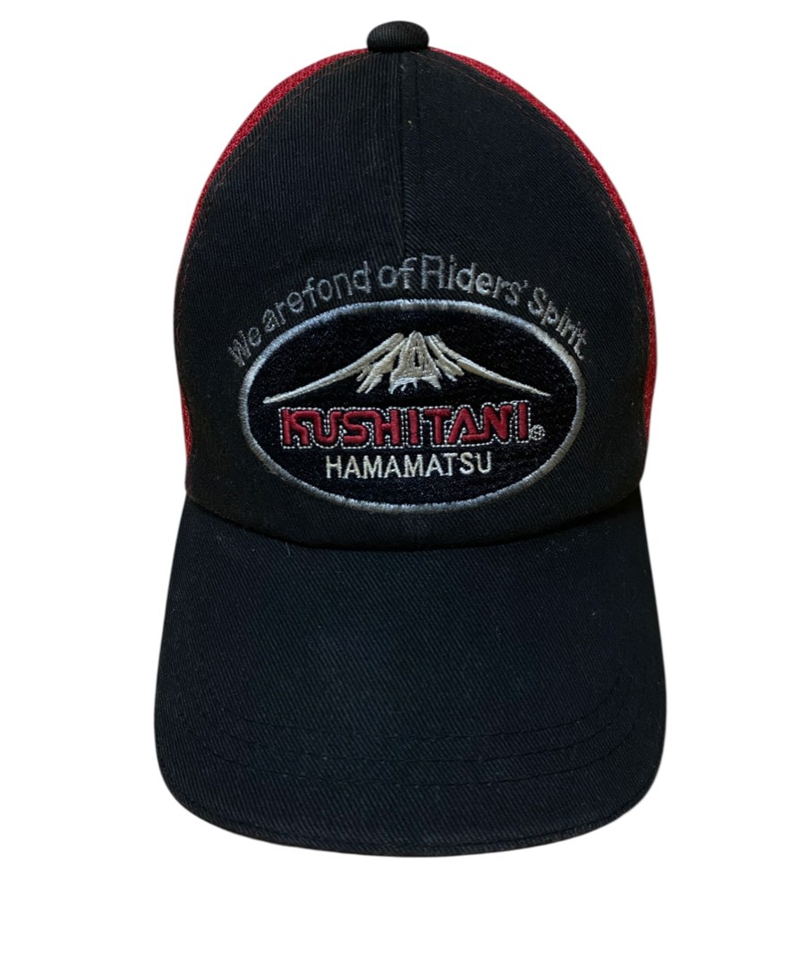 Rare!! Kushitani Hamamatsu Embroidery Big Logo Trucker Cap, Men's ...