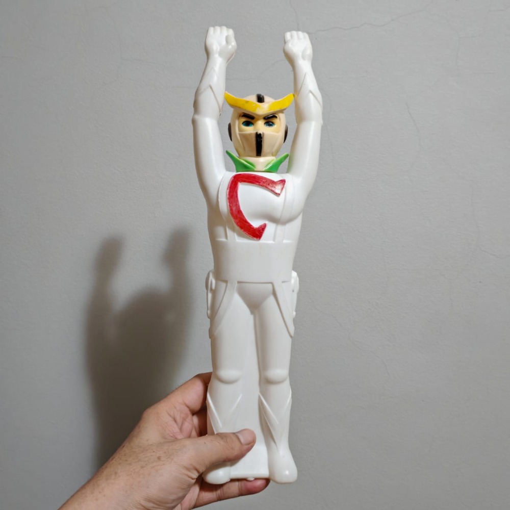 Rare Vintage 70s Takatoku Bullmark Neo Human Casshan 12” Sofubi Plastic ...