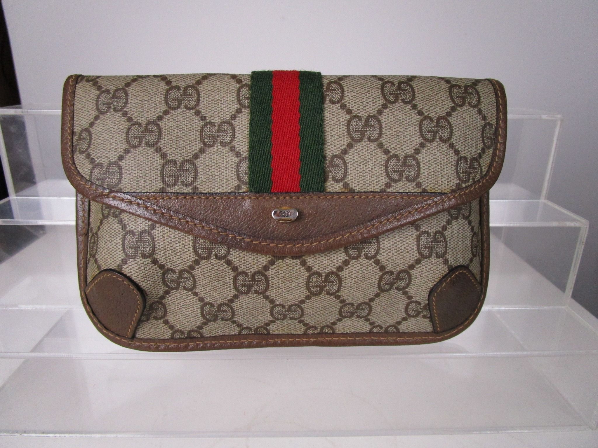 Rare Vintage Gucci Accessory Collection Clutch Bag, Luxury, Bags ...