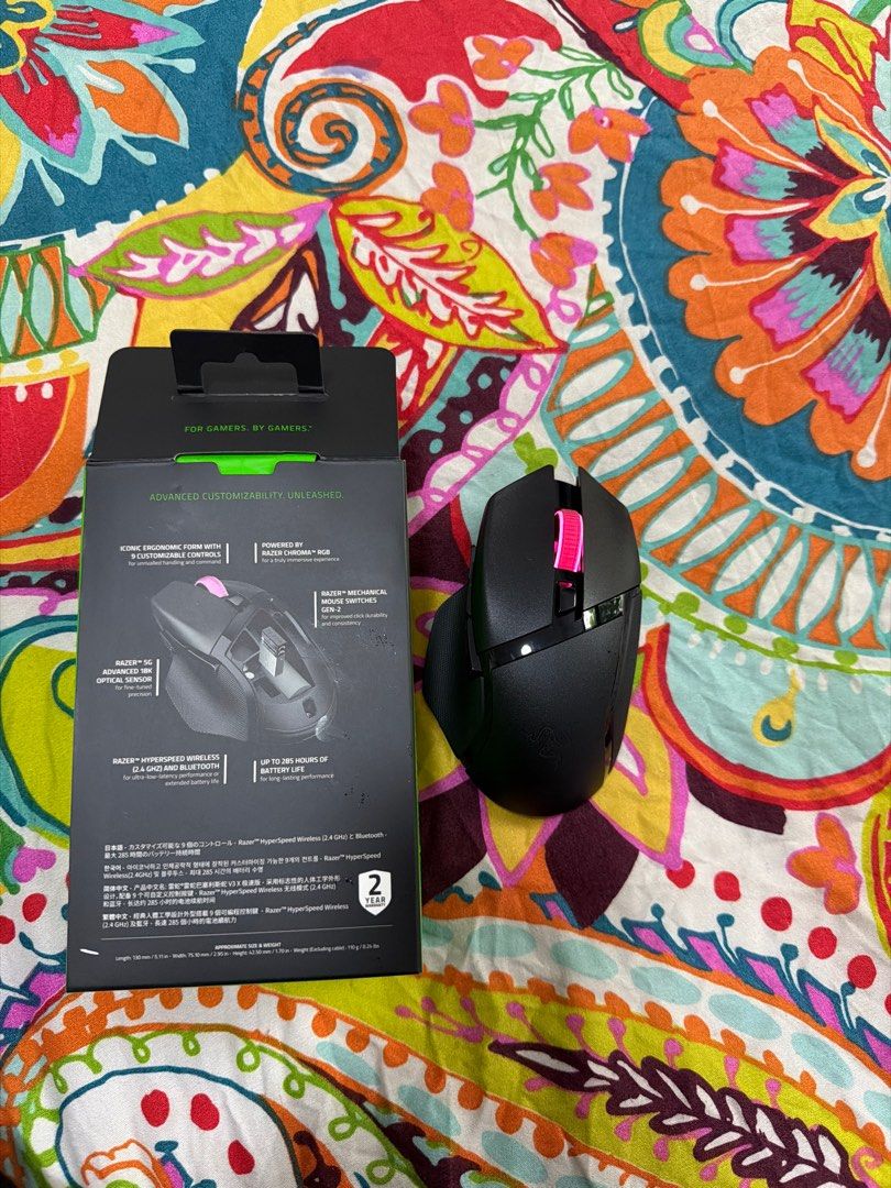 Razer Basilisk V3 Wireless Gaming Mouse, Computers & Tech, Parts ...