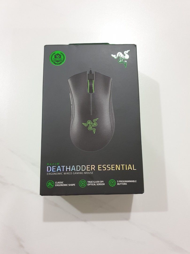 Razer Deathadder Essential Gaming Mouse, Computers & Tech, Parts ...