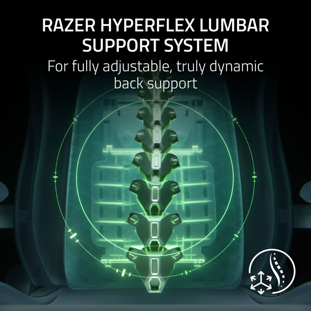 Razer Iskur V2 NewGen - Ergonomic Gaming Chair with Breathable Comfort ...